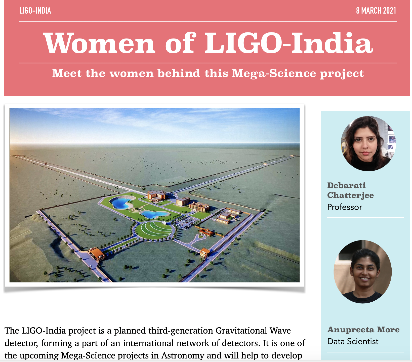 Women of LIGO-India – LIGO-India