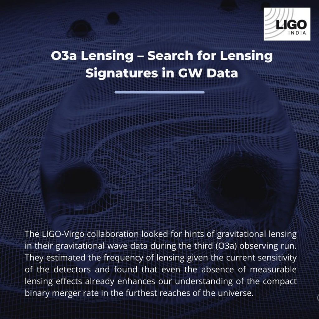 O3a Lensing – Search for Lensing Signatures in GW Data – LIGO-India