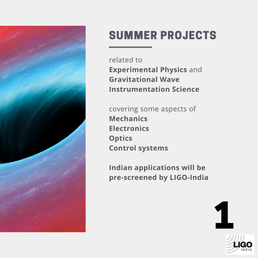 LIGO Caltech SURF program 2024 – LIGO-India
